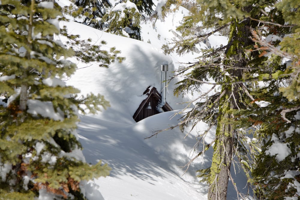Pictures of Lake Tahoe Cabins Buried in Snow