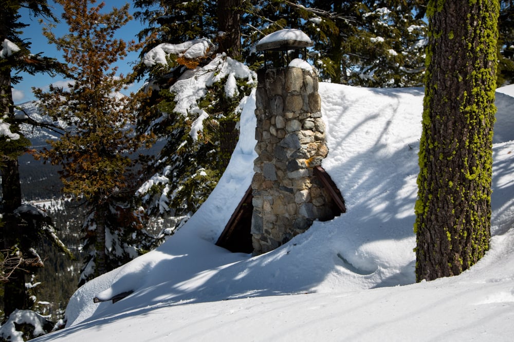 Pictures of Lake Tahoe Cabins Buried in Snow